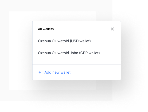 D-Way Remit - Customer Account